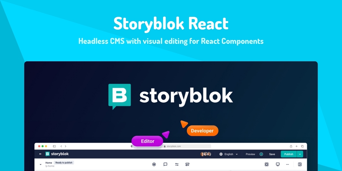 Storyblok React Headless Cms With Visual Editing For React Components Made With Reactjs